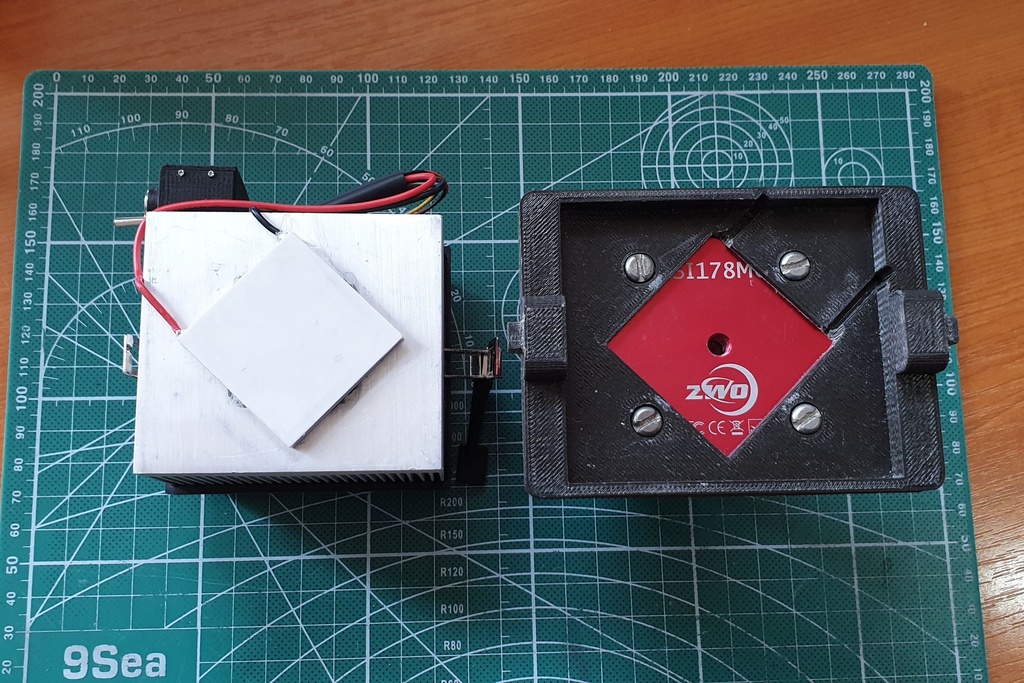 Addition cooling for ZWO camera by Roman Hujer | Download free STL ...