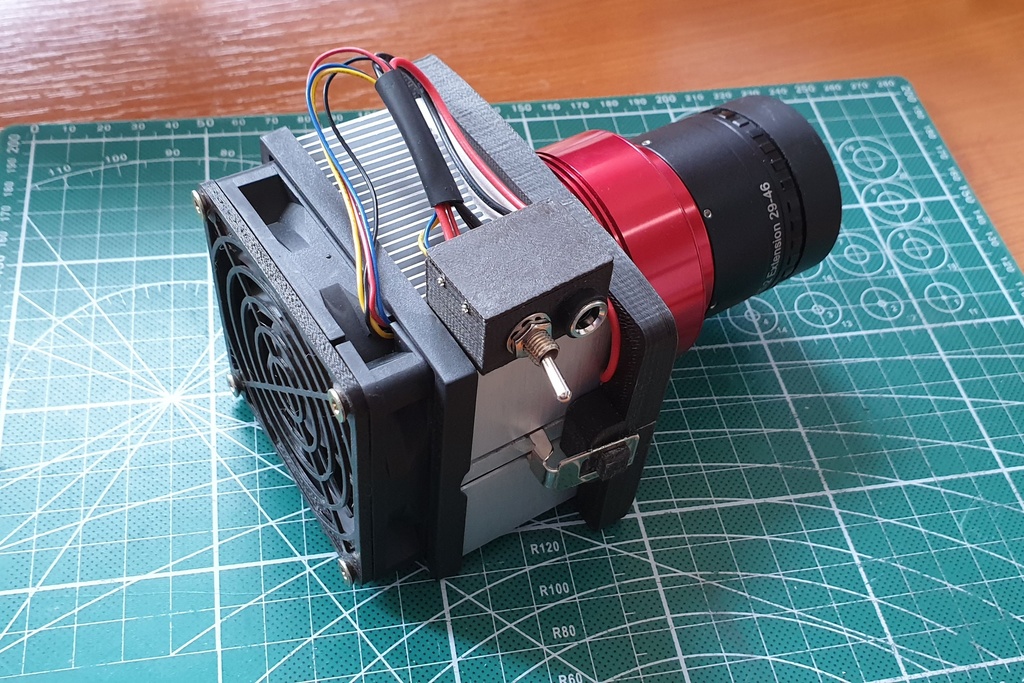 Addition cooling for ZWO camera by Roman Hujer | Download free STL ...