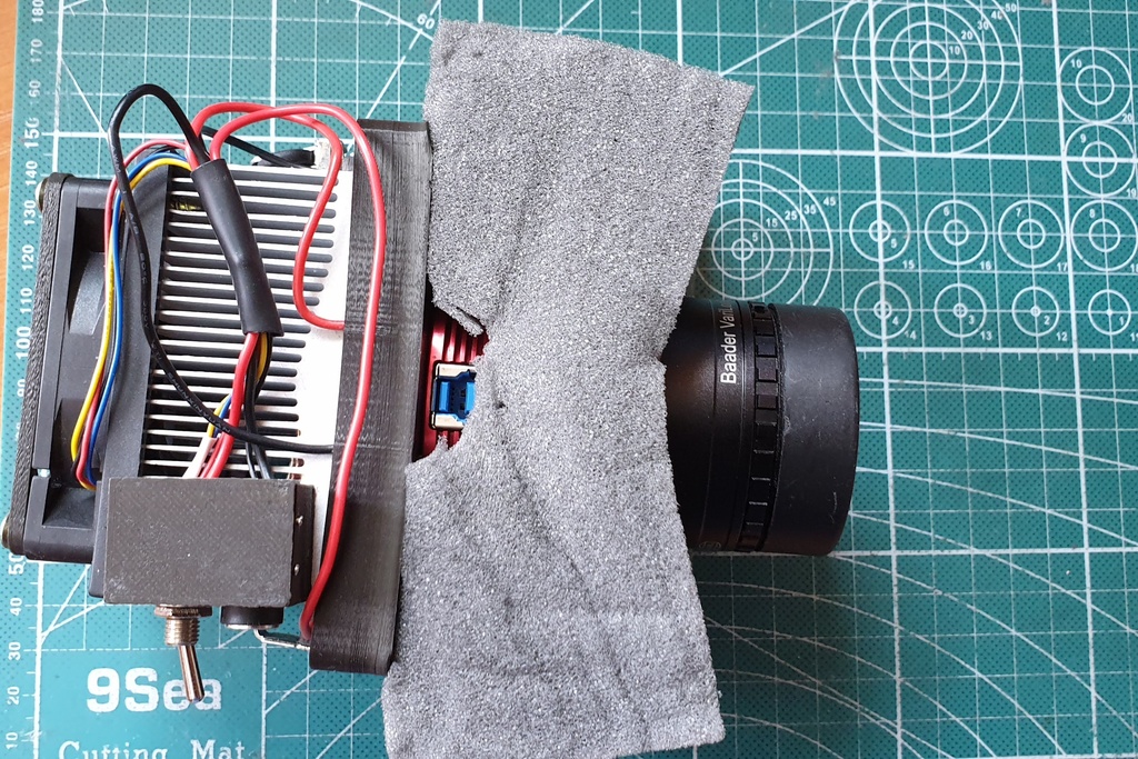 Addition cooling for ZWO camera by Roman Hujer | Download free STL ...
