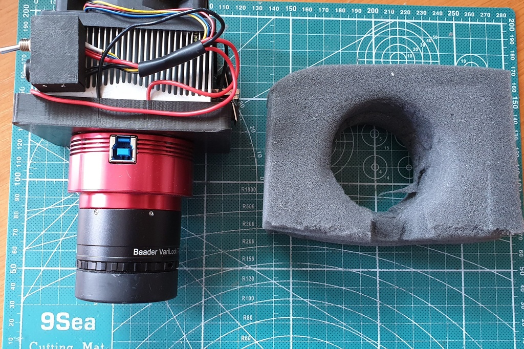 Addition cooling for ZWO camera by Roman Hujer | Download free STL ...
