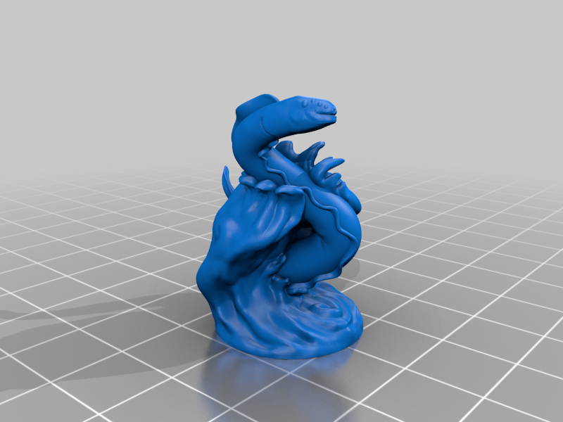 Frosthaven Monster: Lightning Eel by VirtuallyJason | Download free STL ...