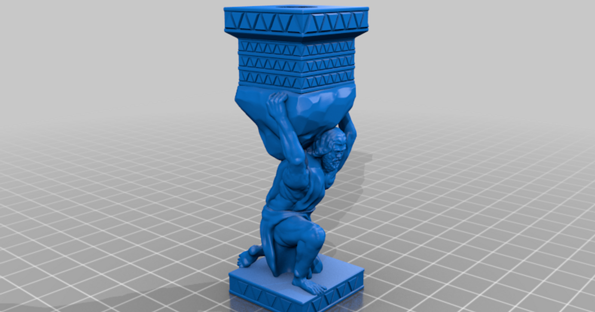 Atlas Column by VirtuallyJason | Download free STL model | Printables.com