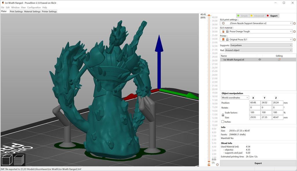 Frosthaven Ice Wraith by VirtuallyJason | Download free STL model ...