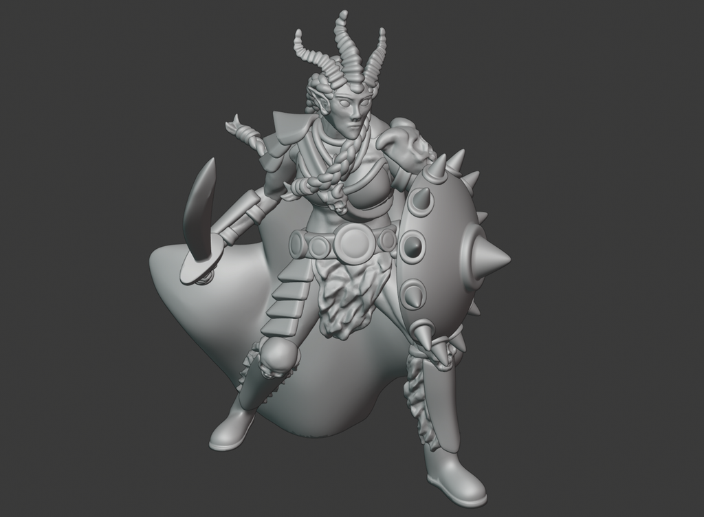 Gloomhaven Female Inox Brute by VirtuallyJason | Download free STL ...