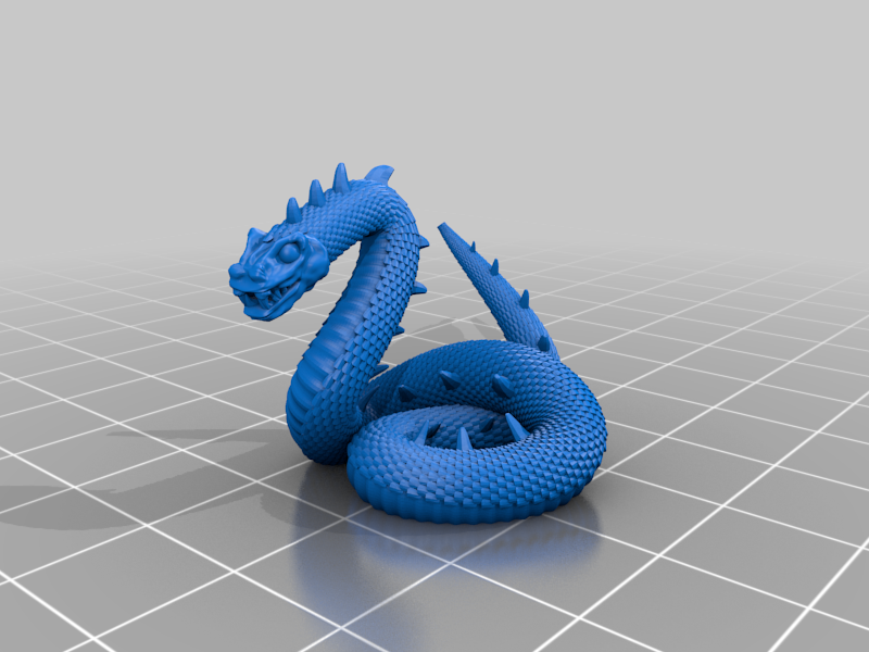 Gloomhaven Monster: Giant Viper by VirtuallyJason | Download free STL ...