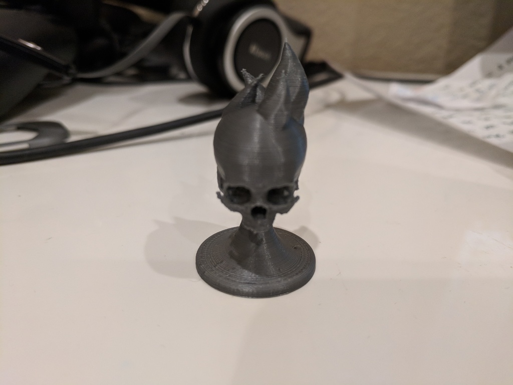Flaming Skull by VirtuallyJason | Download free STL model | Printables.com