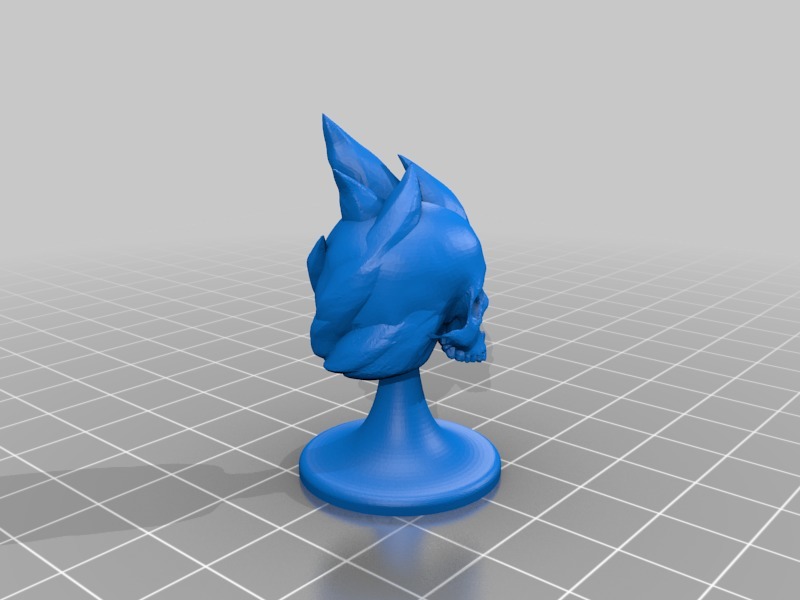 Flaming Skull by VirtuallyJason | Download free STL model | Printables.com