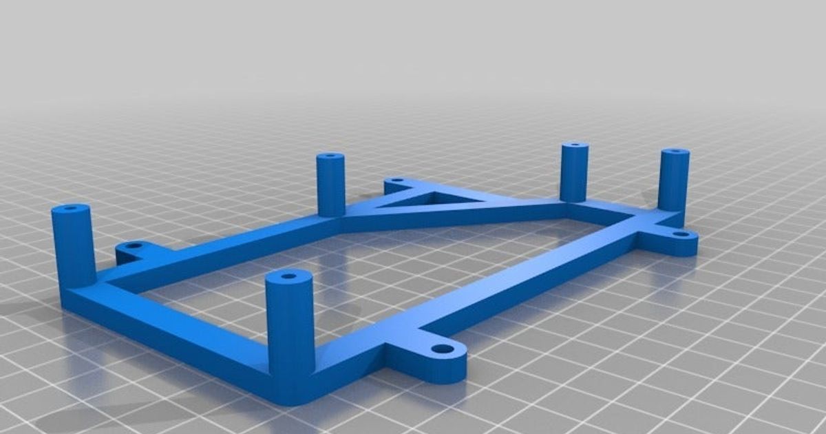 RAMPS 1.5.7 mounting cage by Bash-T | Download free STL model ...