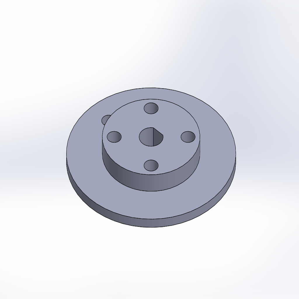 Motor Winch Pulley for Linear Slide (Actobotics Hub 0.770" Pattern) by ...