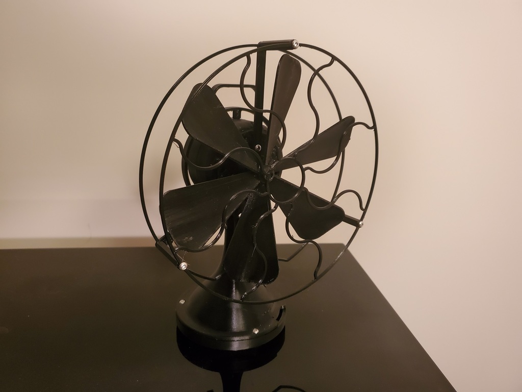 Fancy Oscillating Fan - Fully Printed by AlexY | Download free STL ...