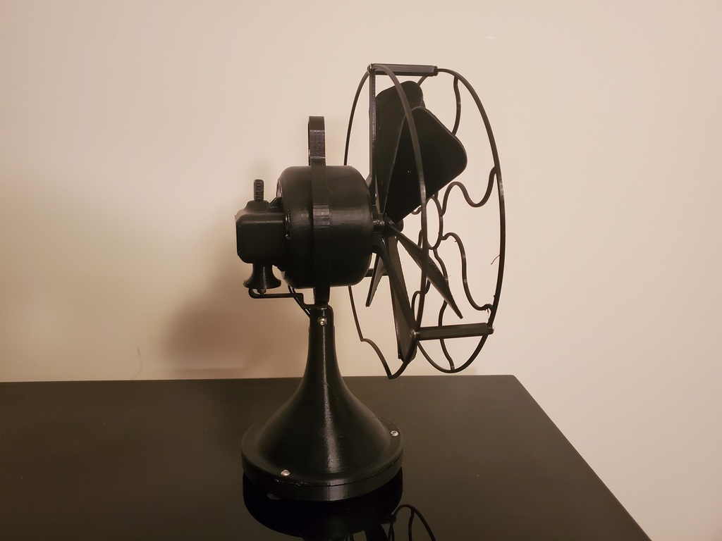 Fancy Oscillating Fan - Fully Printed by AlexY | Download free STL ...