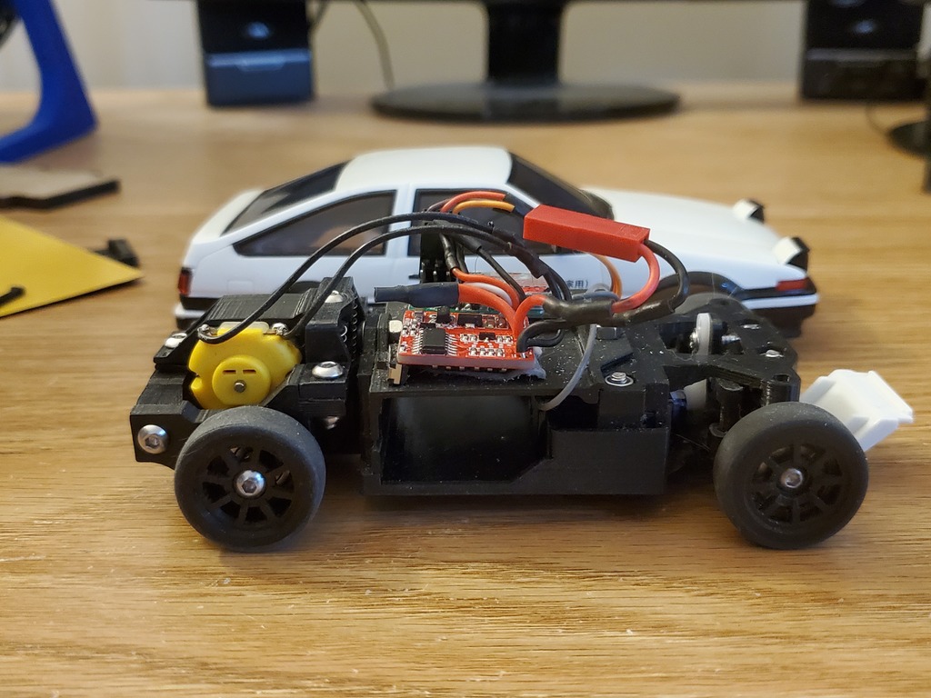 Fully Printed 1:28 RC Car Chassis (MINI-Z compatible) by AlexY ...