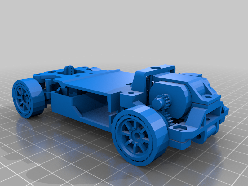 Fully Printed 1:28 RC Car Chassis (MINI-Z compatible) par AlexY ...