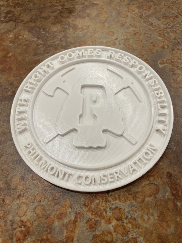 Philmont Conservation Logo by arnmac | Download free STL model ...