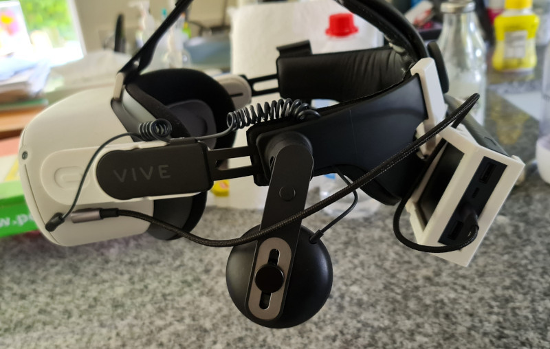 Power Bank Battery Mount - Vive Deluxe Audio Strap (DAS) by cq ...