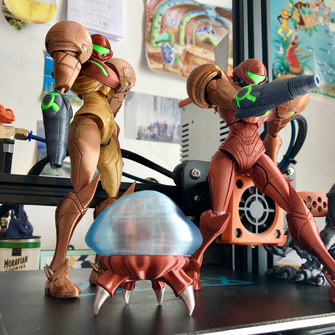 Metroid Parasite - Multipart Figurine por OpenFigure3D | Descargar ...
