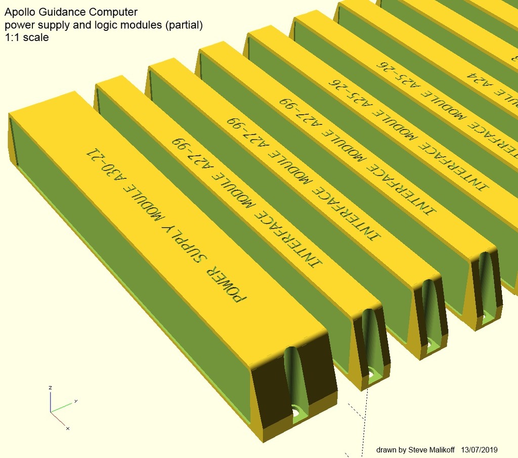 Apollo Guidance Computer (AGC) 1:1 scale model (WORK IN PROGRESS) por ...