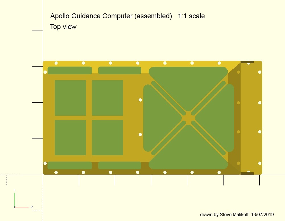 Apollo Guidance Computer (AGC) 1:1 scale model (WORK IN PROGRESS ...