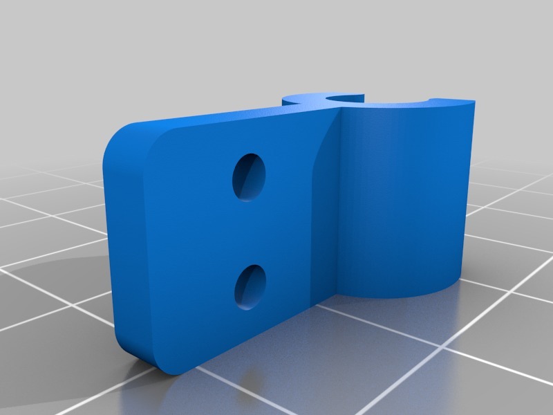 Cable clip with screw or nail fixing tab by 1944GPW | Download free STL ...