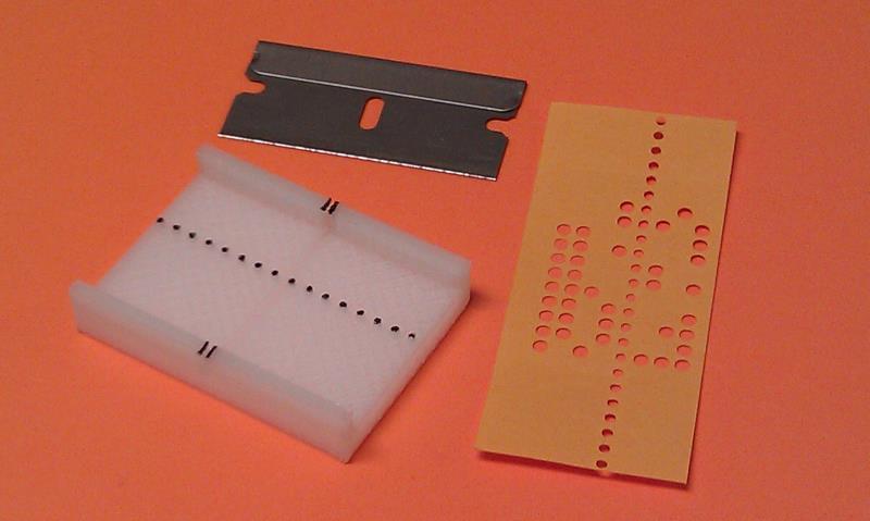 Teletype paper tape splicing and alignment guide jig by 1944GPW ...