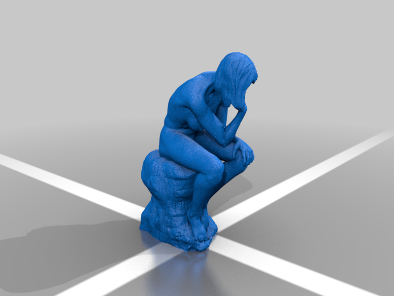 Female The Thinker by nahojjjen | Download free STL model | Printables.com