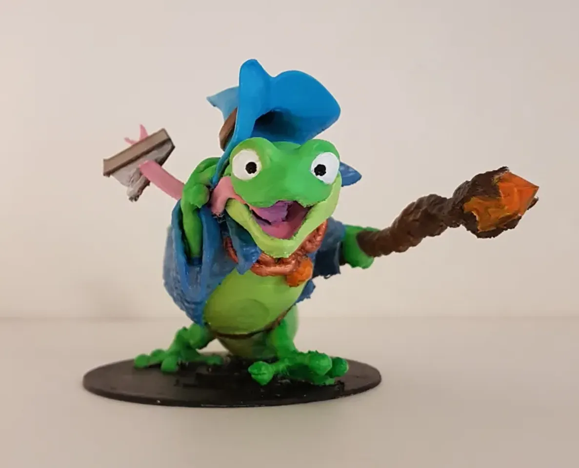 Lizard wizard by nahojjjen | Download free STL model | Printables.com