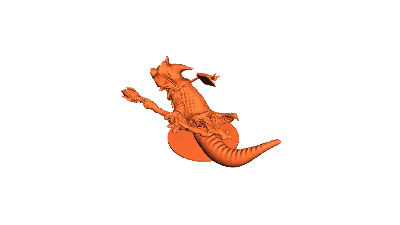 Lizard wizard by nahojjjen | Download free STL model | Printables.com