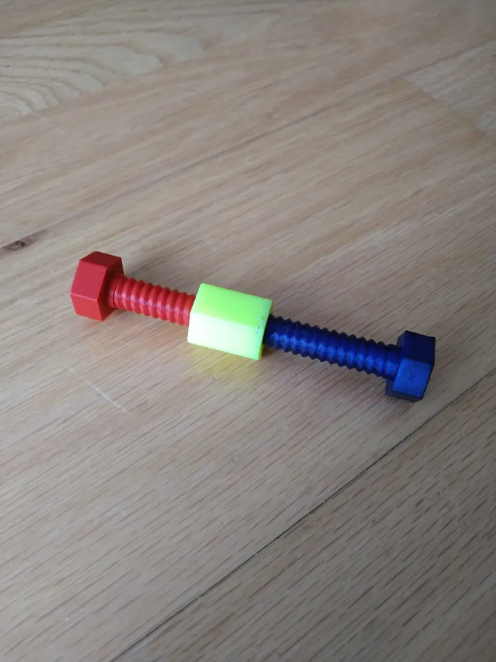 Kids Toy Bolt Set by Yknot | Download free STL model | Printables.com