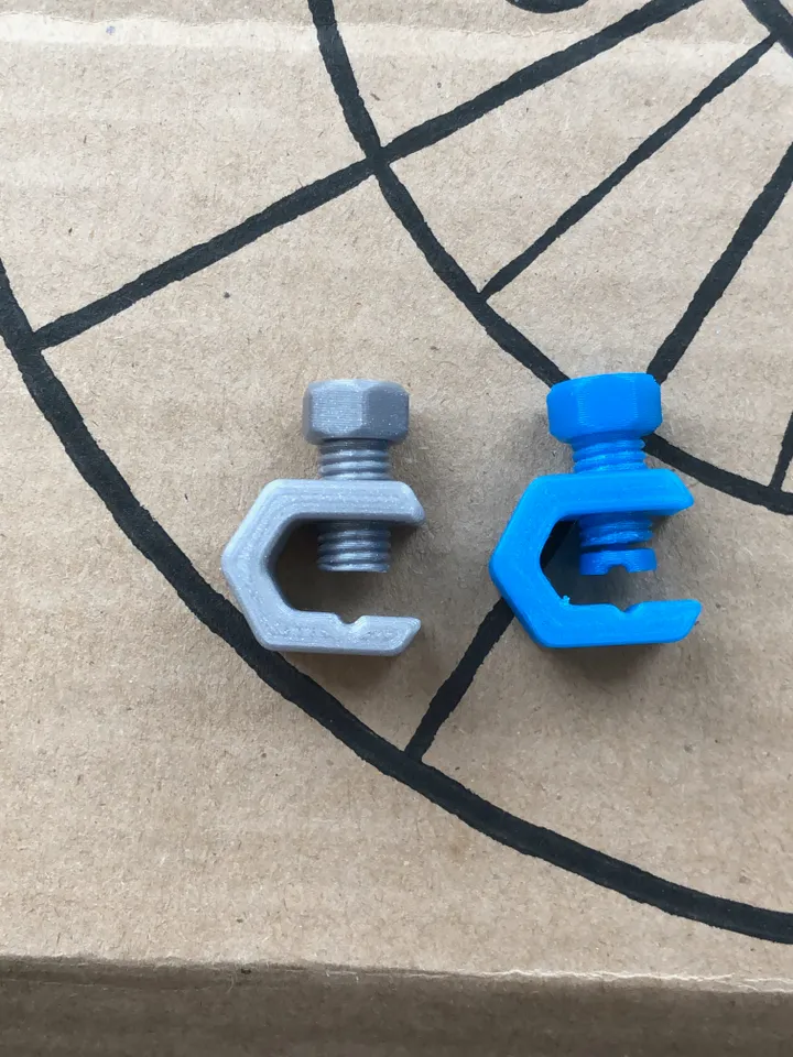 Mini clamp (yet another filament clip) by redd | Download free STL ...