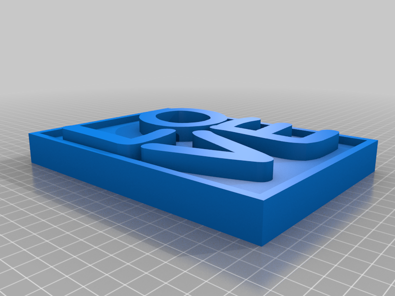 3D Love Frame by AfroPsycho | Download free STL model | Printables.com