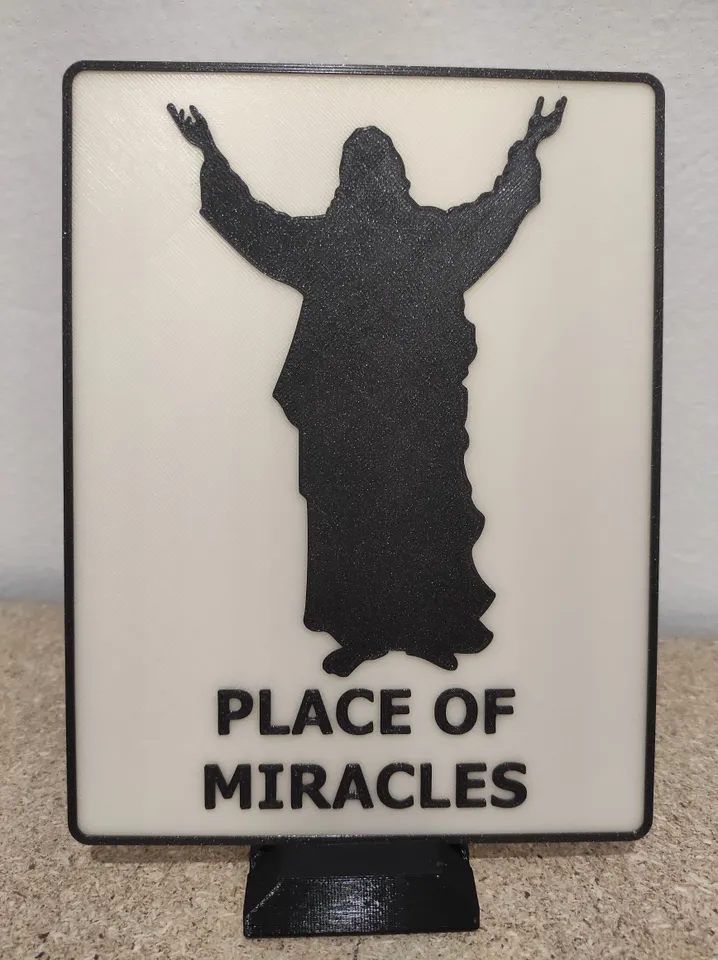 Place of Miracles - funny sign by Detail Art Factory | Download free ...