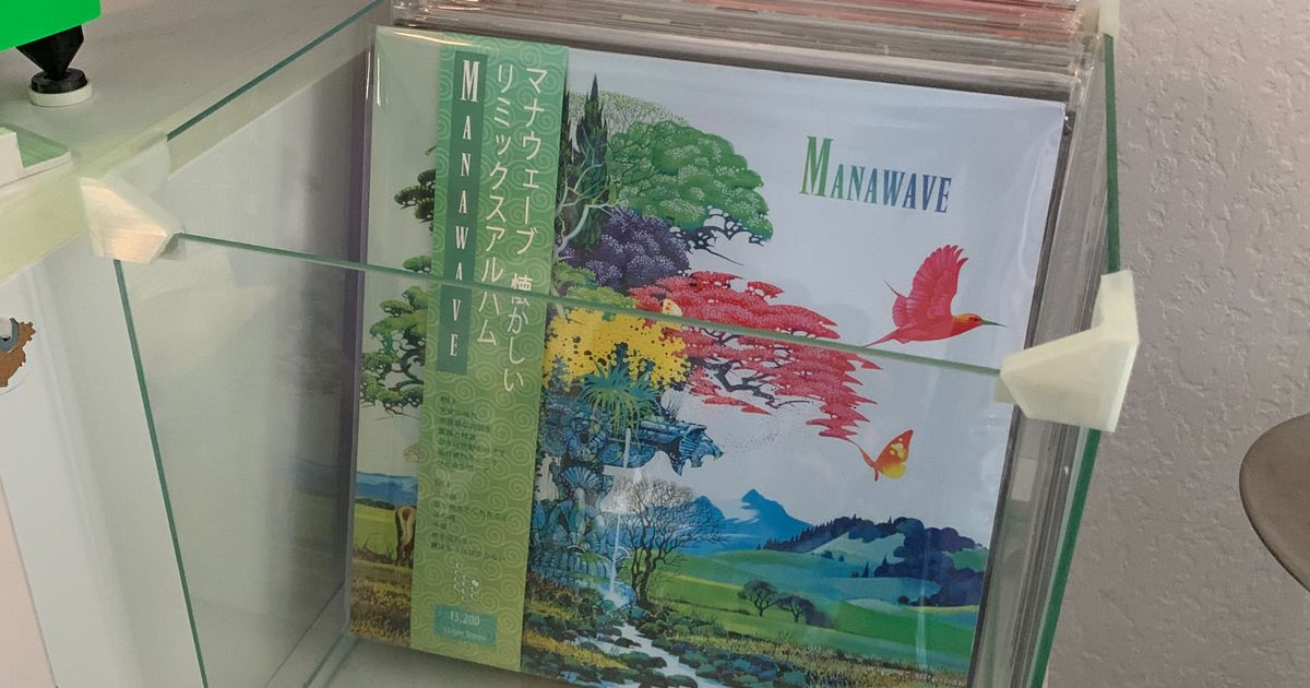 Glass Vinyl Record Crate by RG3D | Download free STL model | Printables.com