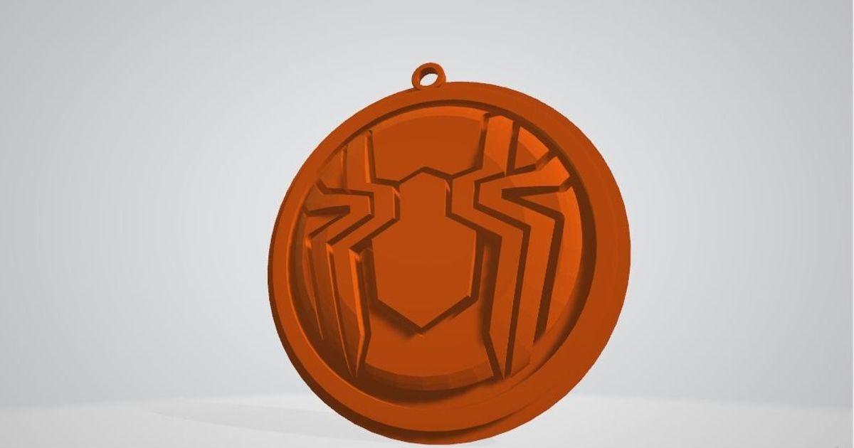 Spiderman Medallón by Duya | Download free STL model | Printables.com