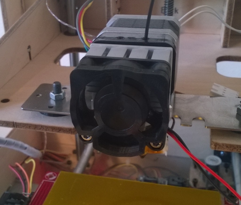 Thing-o-Matic 40 mm Fan Guard (with access to screws) by Quin ...