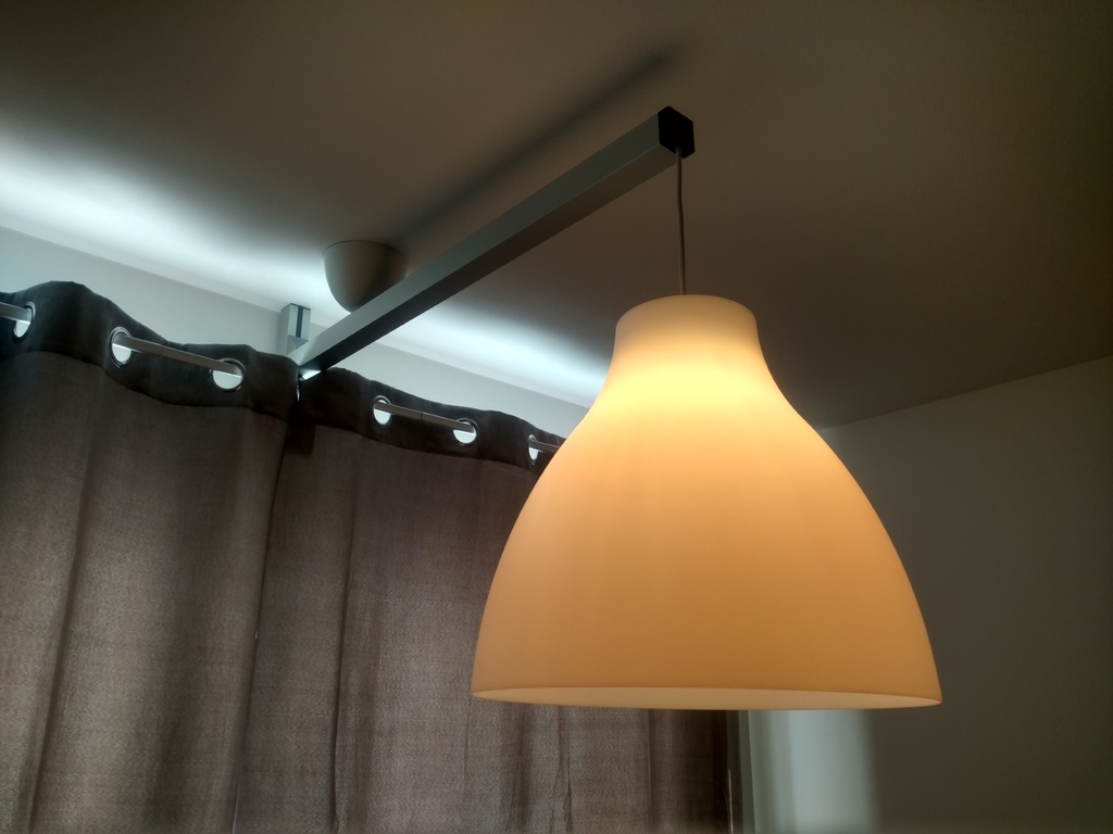 Ceiling Lamp Extender by Foppemoa | Download free STL model ...
