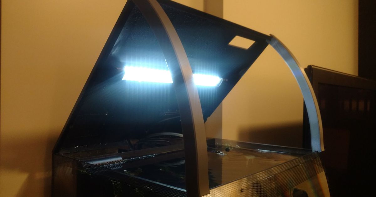 Fluval Flex 57L (15gal) lid arms by Foppemoa | Download free STL model ...