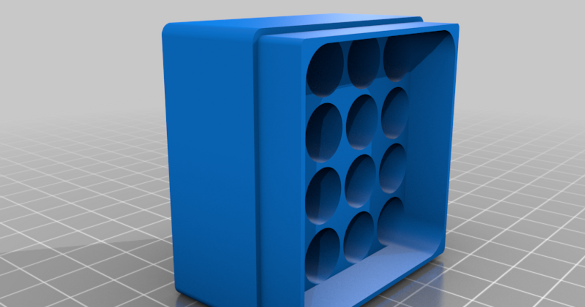 Remixed AAA battery storage by Foppemoa | Download free STL model ...