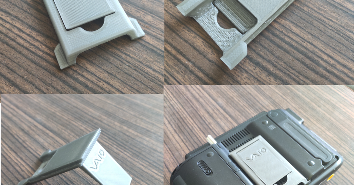 Sony Vaio VGN-UX UMPC Kickstand by Kirill S | Download free STL model | Printables.com