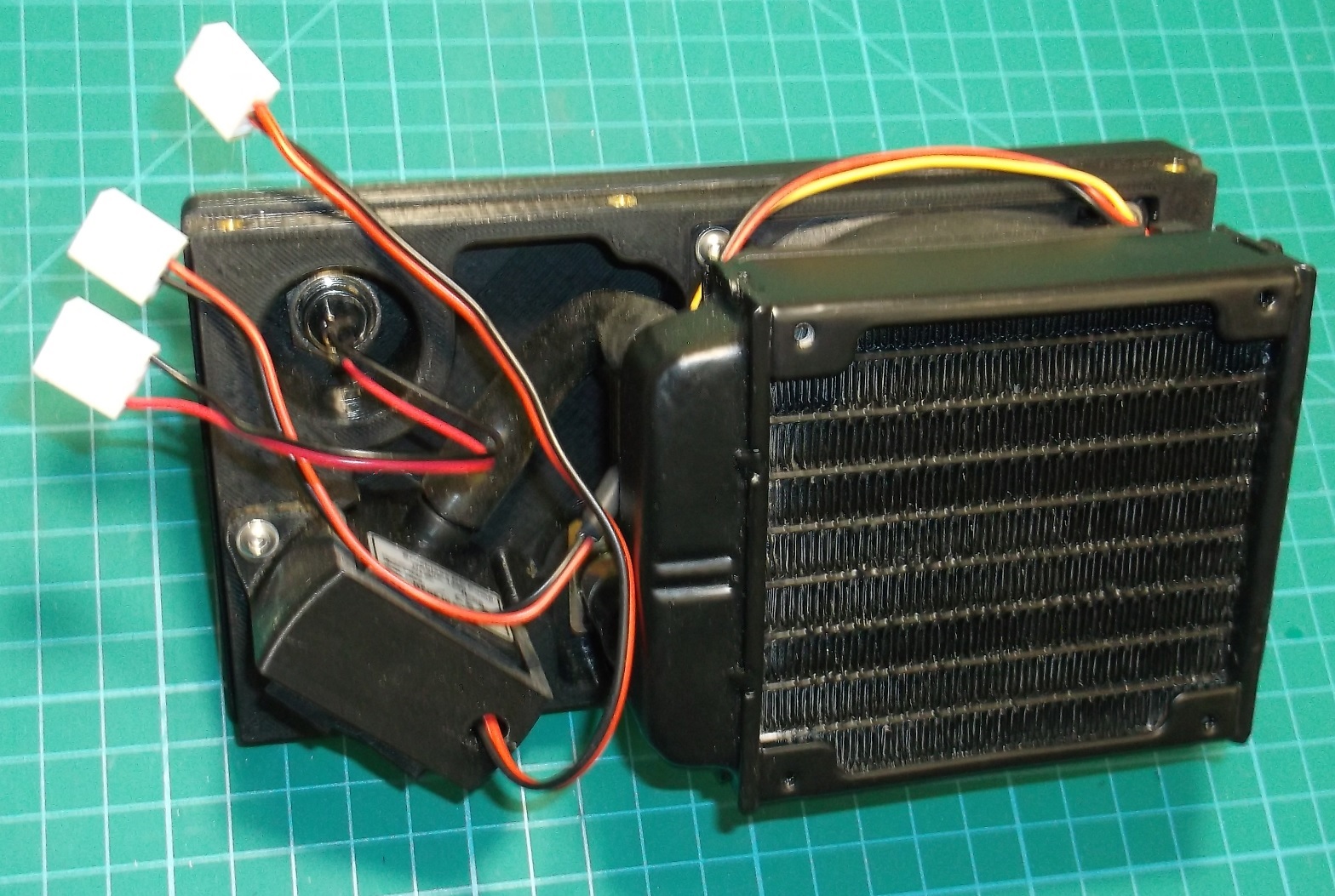 Cooler module with radiator, fan and pump for liquid cooled hotend. by ...
