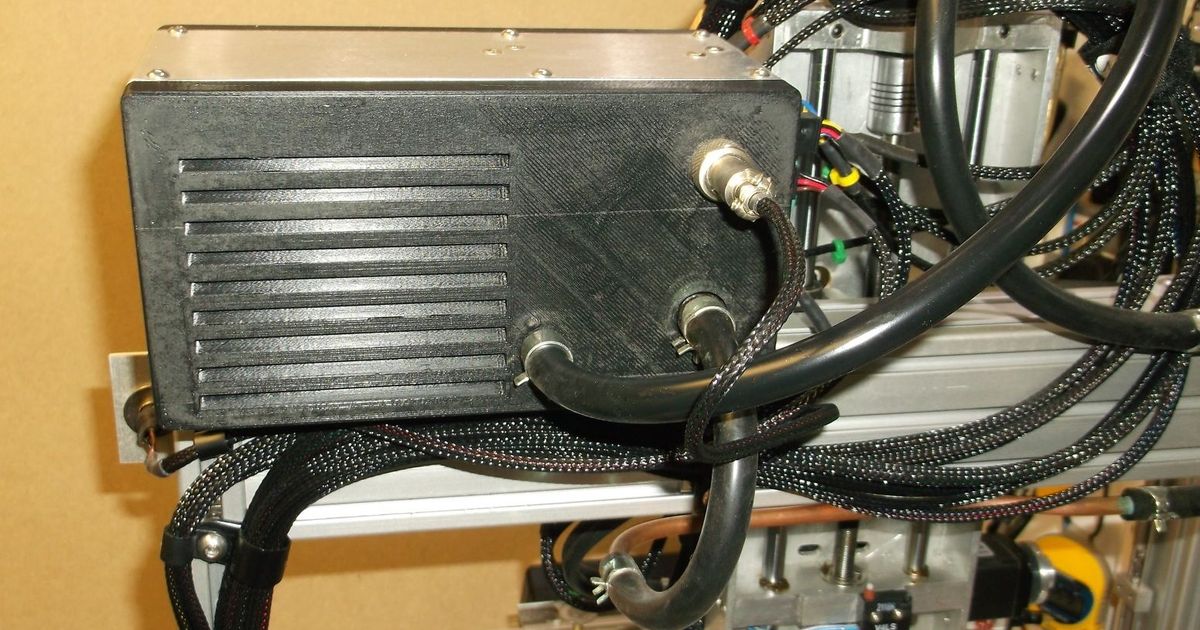 Cooler module with radiator, fan and pump for liquid cooled hotend. by ...