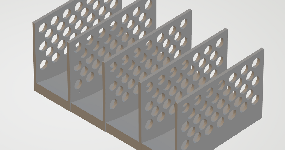 Multi Lid Holder for Tupperware by FlyingT | Download free STL model ...