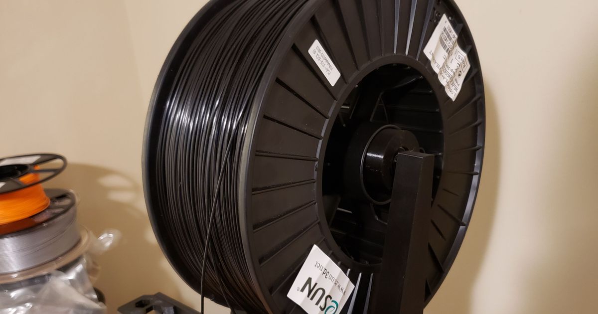 Large 3kg+ capacity spool holder for prusa i3 style printers by eric ...