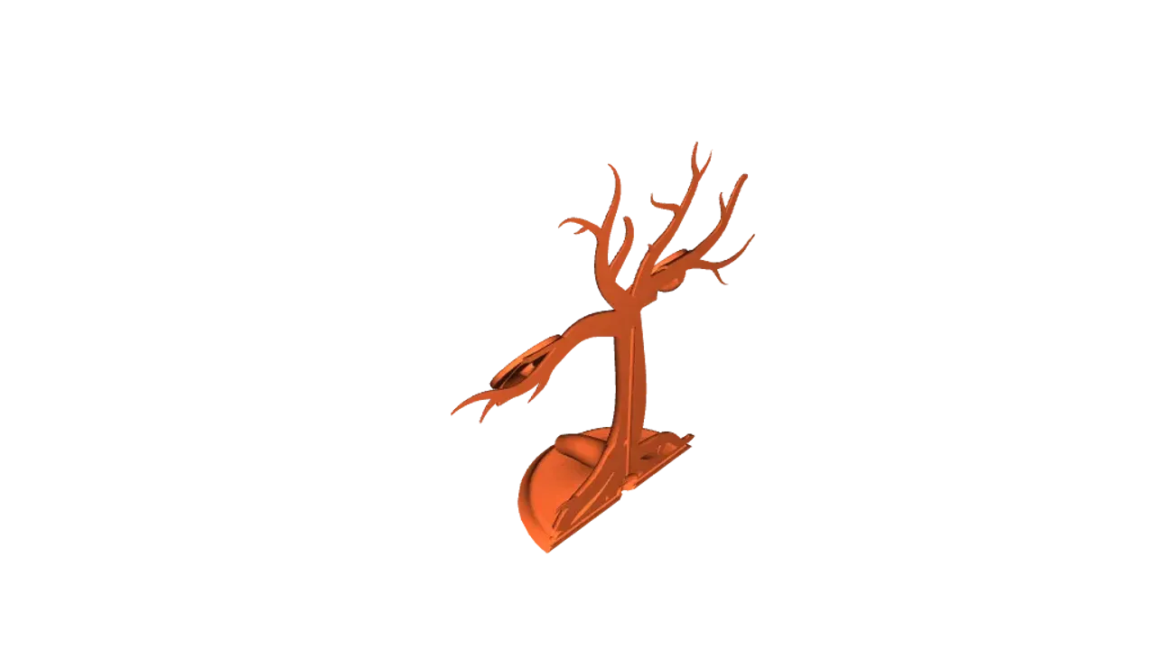 Fossil Q Explorist HR Gen 4 Tree Watch Stand by Mace3D | Download free ...