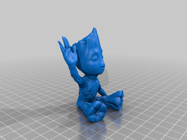 Live Long and Prosper Groot by Max666 | Download free STL model ...