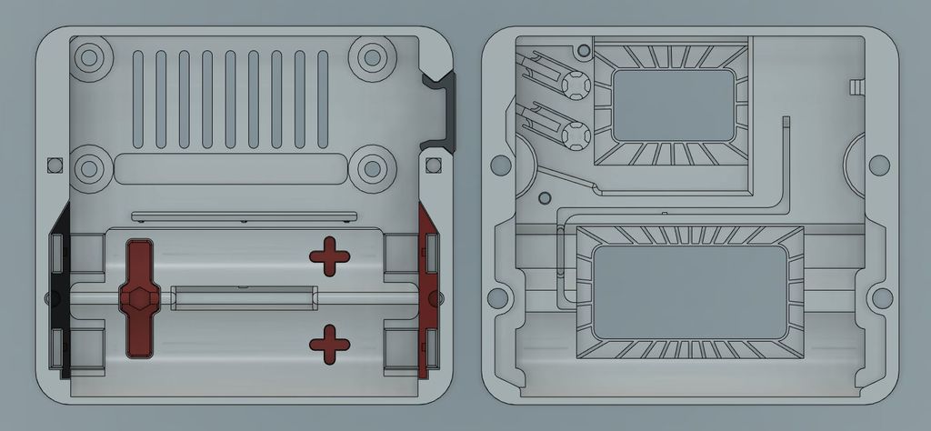 OpenAPS Pi+Hat 2x18650 Case by Telani | Download free STL model ...