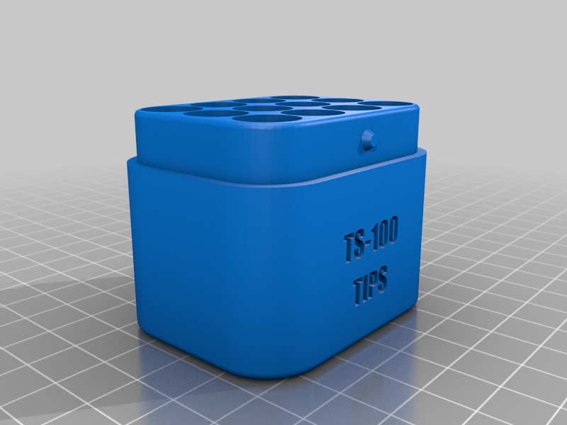 TS 100 Tip Box (12 Tips) by LukeOne | Download free STL model ...