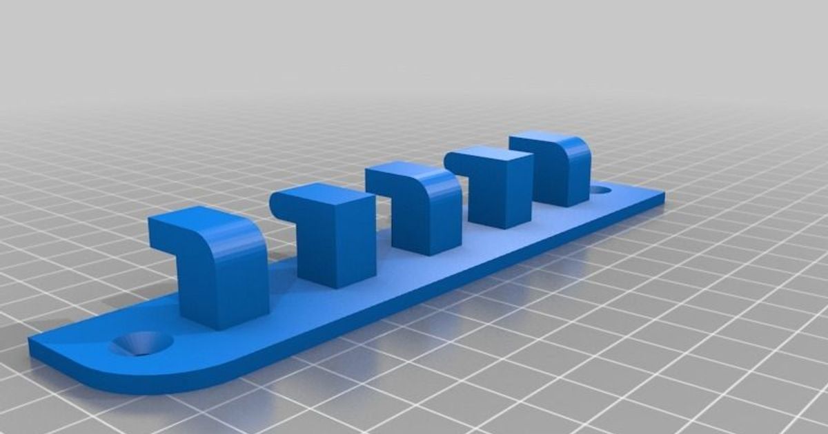 Design Coathook - M4 Screws by LukeOne | Download free STL model ...