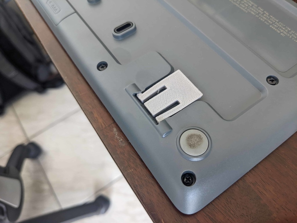 Logitech k270 keyboard legs / stands by 3docity | Download free STL ...