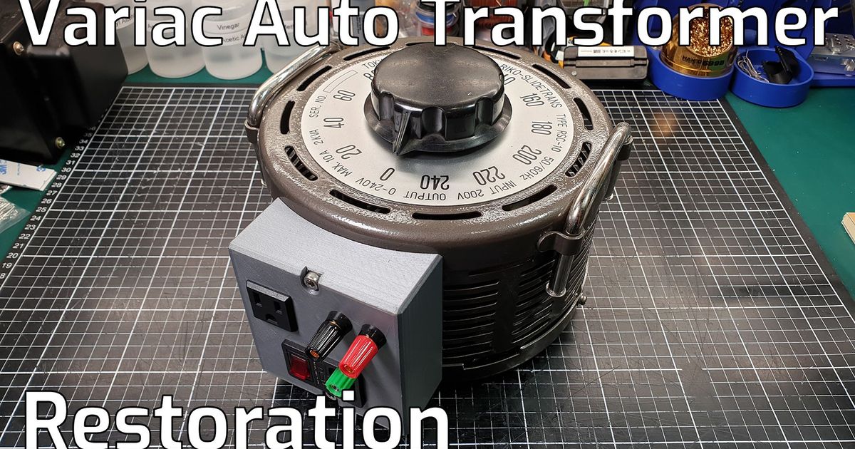 Tokyo Rikosha Variac replacement terminal box by Near Far Media ...