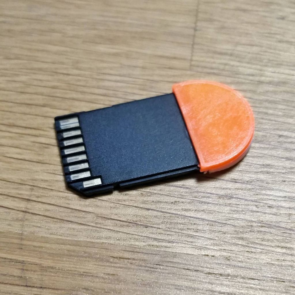 Simple SD Card Grip by boksbox | Download free STL model | Printables.com